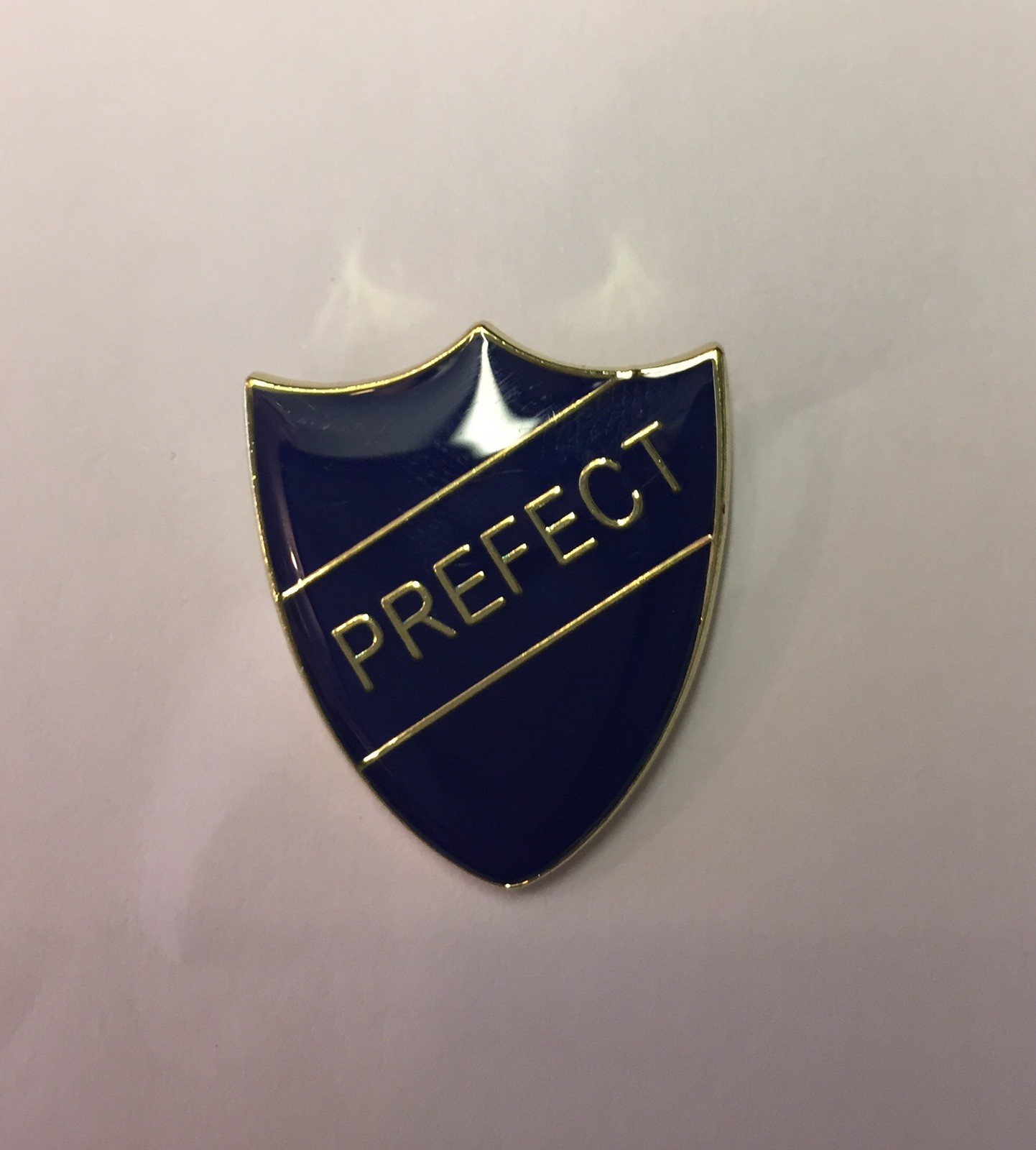 Prefect Enamel Dark Blue Pin Badge Brand New Schools Clubs Collage ...