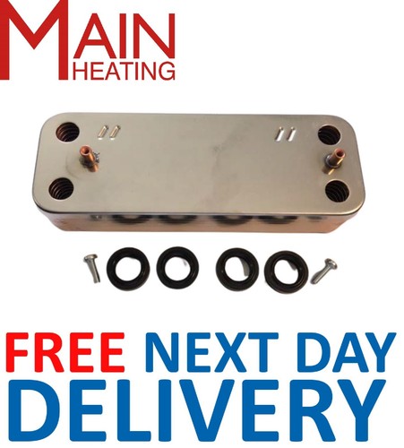 Main Combi 25, 30 Eco, Eco Elite 16 Plate DHW Heat Exchanger 7225723 ...