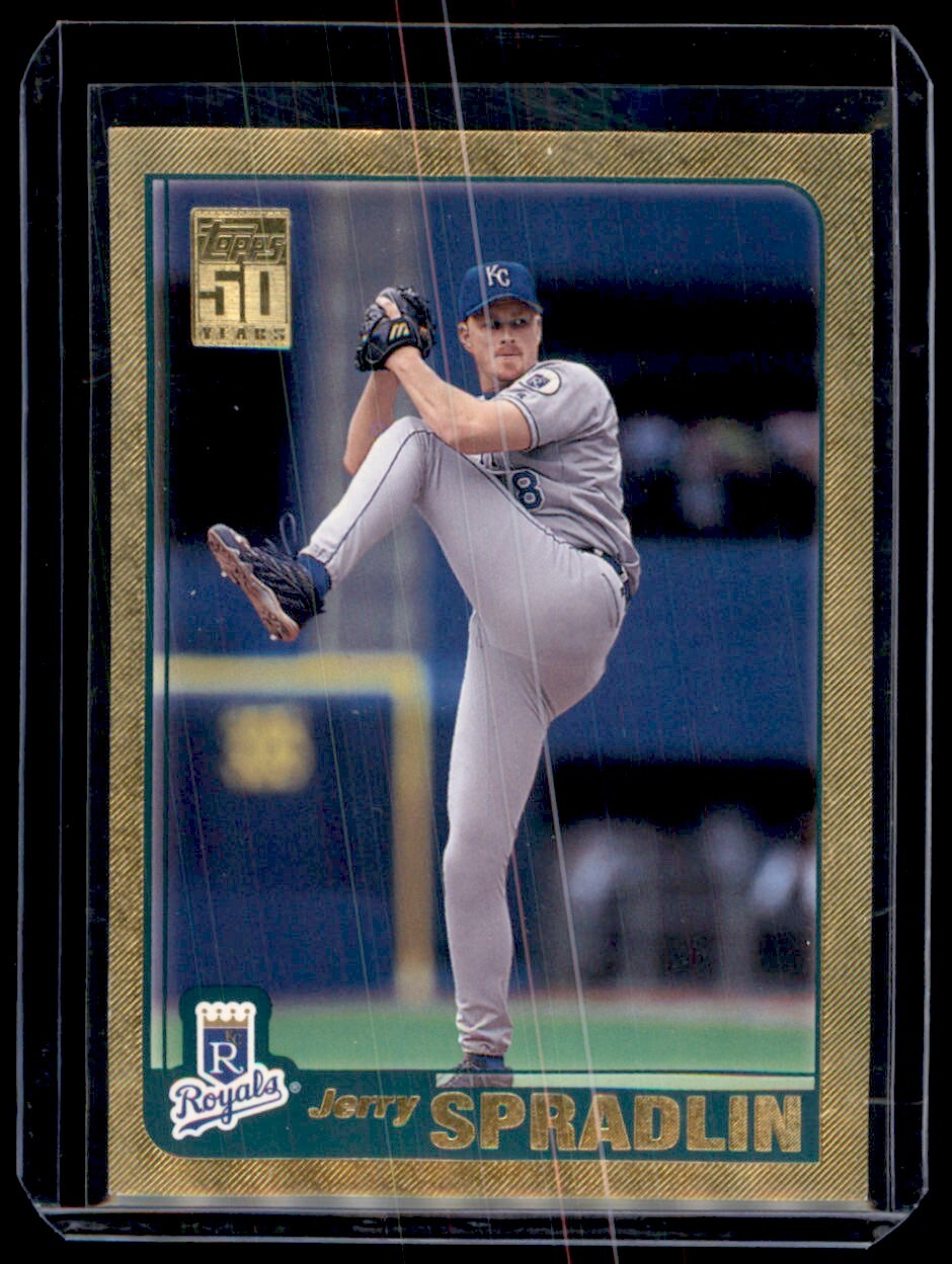 2001 TOPPS GOLD JERRY SPRADLIN 1304/2001 KANSAS CITY ROYALS #611 | eBay