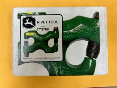 TY3768 Rivet Tool for removal and replacement of rivets on sickle bar ...