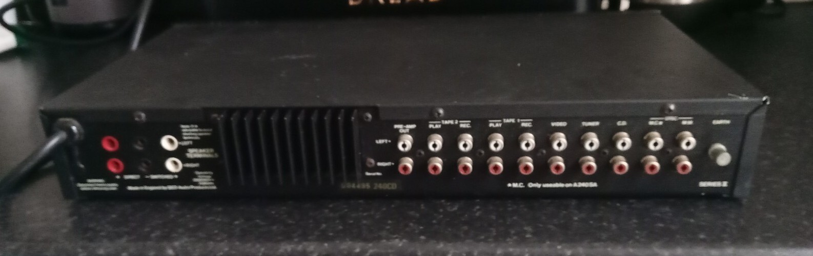 QED A240 CD Stereo Amplifier with MM phono pre-amp | eBay UK