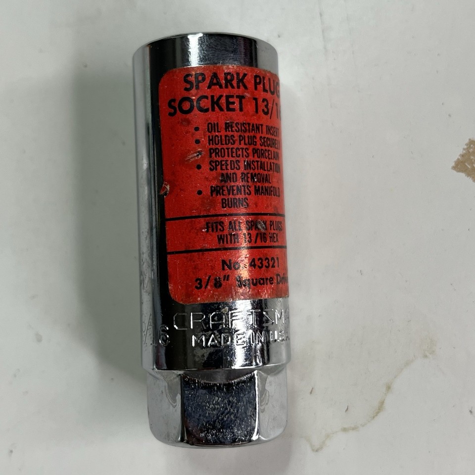 Rare Sears Craftsman USA Nos 3/8” Drive V Series Ratchet Socket Set SAE ...