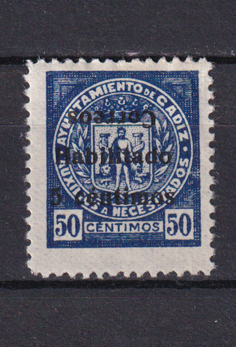 SCW Local labels Cadiz Allepuz 94g "Correos" inverted MH (LP) | eBay