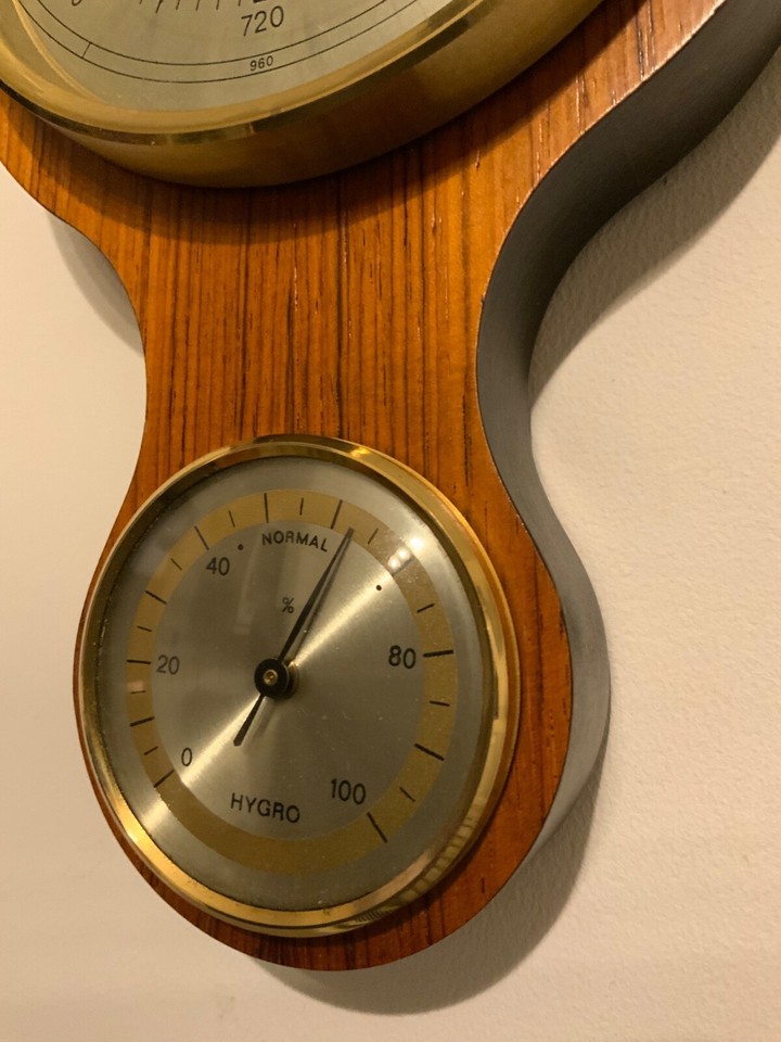 Vintage German Barometer, Thermometer, Hygrometer, Weather Station, by ...