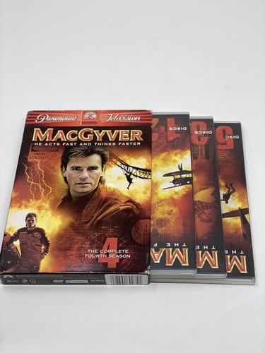 MacGyver The Complete Fourth Season Boxed Set 5-DVDs Full Screen Teri ...