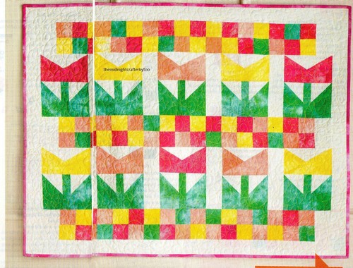 Tulip Time Quilt Pattern Pieced TM | eBay