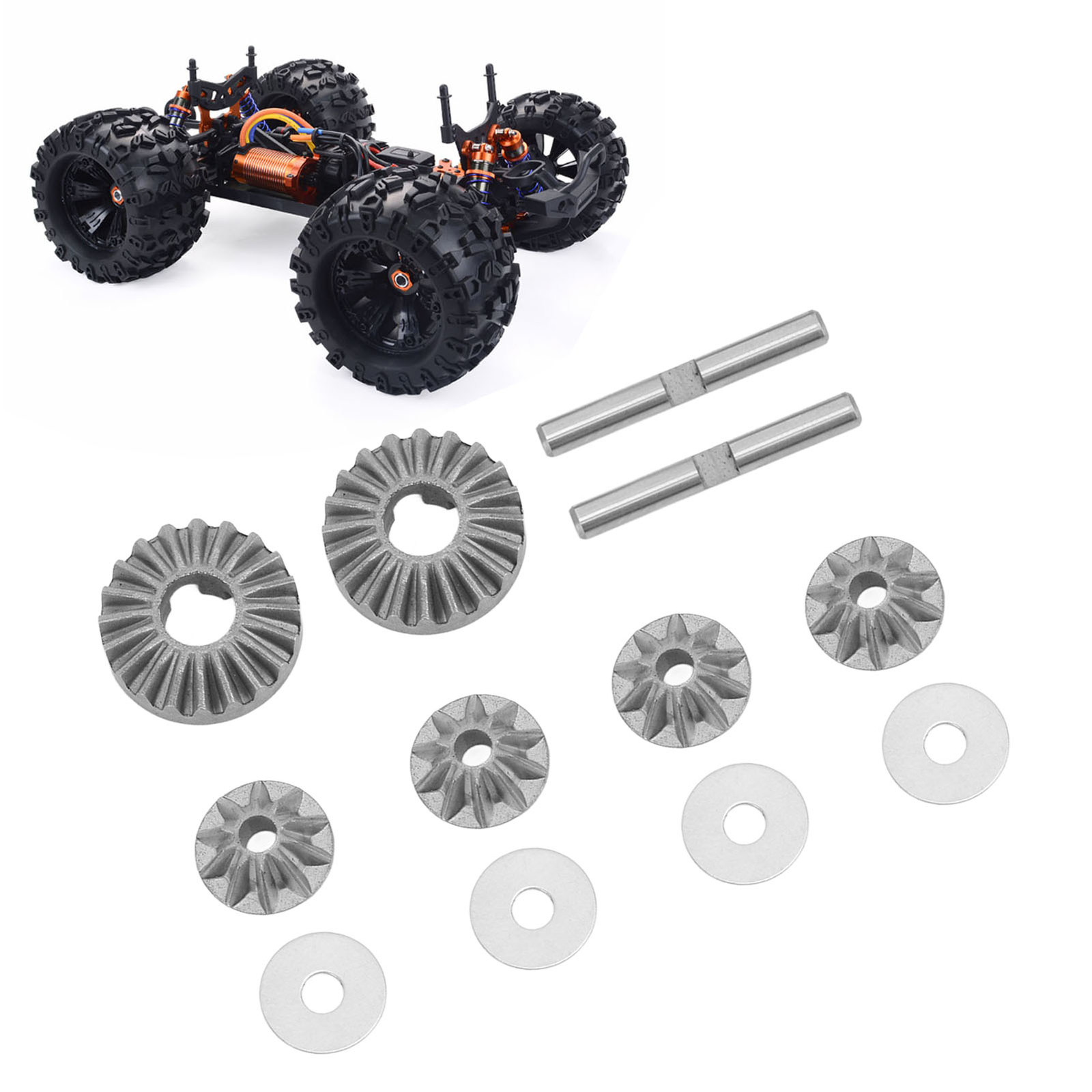 TOH RC Differential Gears Professional Steel Differential Gear Combo ...