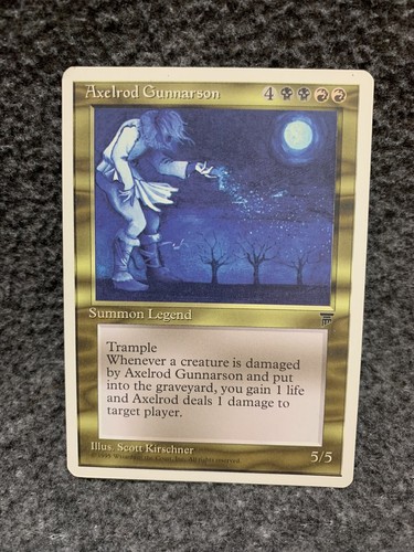 Axelrod Gunnarson MTG (Chronicles) Magic The Gathering Card | eBay