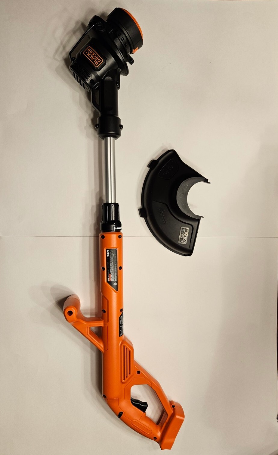 BLACK+DECKER LST201 Black Orange 20V MAX String Trimmer Edger Kit Tool ...