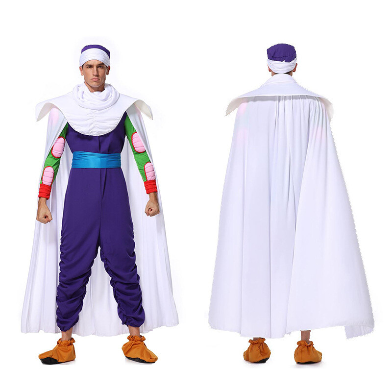 Dragon Ball Z Piccolo Adult Costume Pikkoro Junia Suit Anime Halloween ...