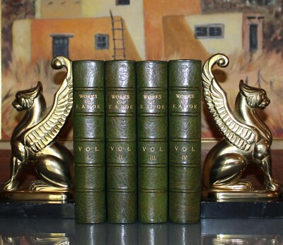 THE WORKS OF EDGAR ALLAN POE/THE RAVEN/BELLS/LENORE RARE Fine Binding ...