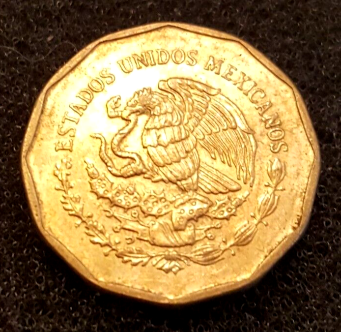 20 Centavos 2008 (large type) designs from Reed (Acatl) Aztec Calendar ...