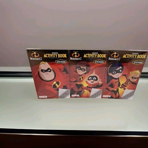 Disney's Incredibles 2 Activity Book Word Search with Stickers Lot Of 3 ...