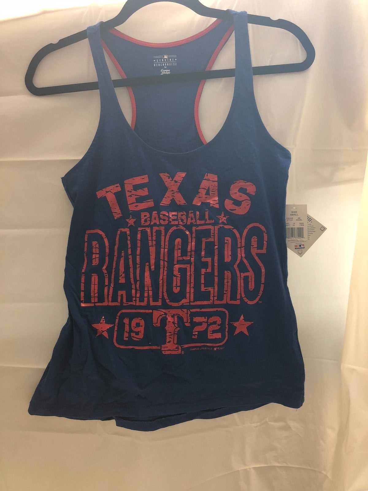 MLB Texas Rangers Women's Blue Tank Top Choose Size | eBay