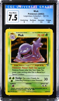 2002 Pokemon Legendary Collection Holo #16/110 Muk CGC 7.5 NM+ | eBay