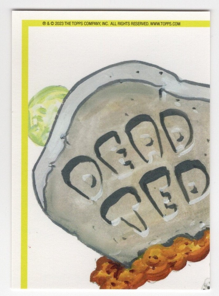 2023 GARBAGE PAIL KIDS KRASHERS 4 CARD 3 DEAD TED | eBay