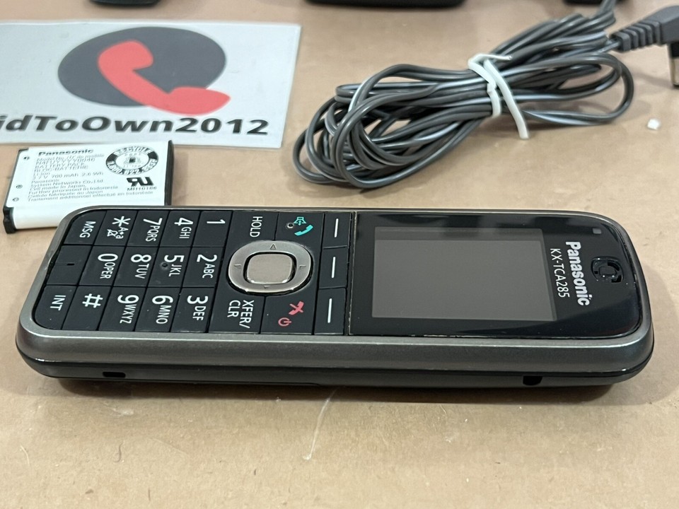 Panasonic KX-TCA285 Cordless Telephone Complete set *Refurbished* | eBay