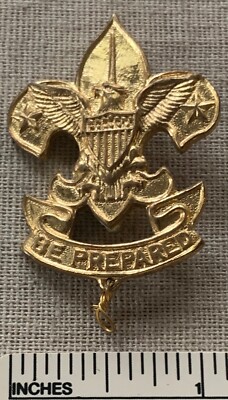 VTG FIRST CLASS Boy Scout Rank PIN Sash LARGE 2" Hat Sash Uniform Badge ...