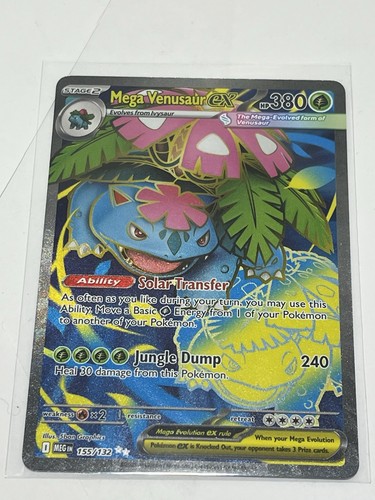 Mega Venusaur EX 155/132 Mega Evolution ENGLISH Pokémon TCG Card | eBay