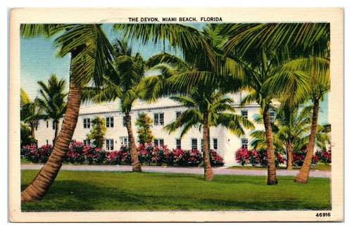 Postcard: THE DEVON, MIAMI BEACH, FLORIDA 46916 | eBay