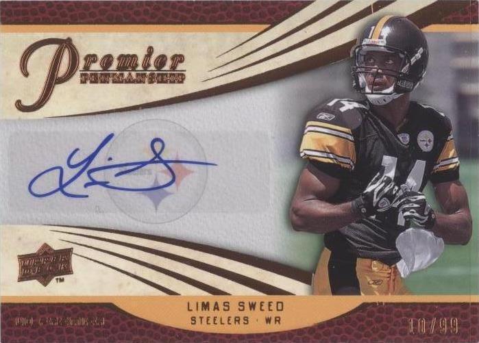 2008 UD Premier - Premier Penmanship Limas Sweed #PP68 /99 (AU, RC) for ...