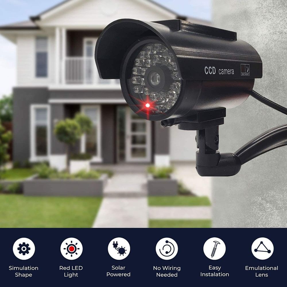 Security Alert Dummy Fake Camera Home Security Fake CCTV Fake Security ...