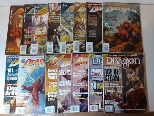 Vintage Dragon Magazine Lot Of 15 Dungeons & Dragons Mixed Issues | eBay