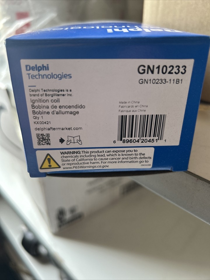 Delphi Technologies Ignition Coil GN10233 -NIB-Lot Of 2-18F 689604204511| eBay