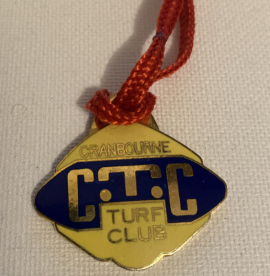 Cranbourne Turf Club Members Badge 1986-87 | eBay Australia