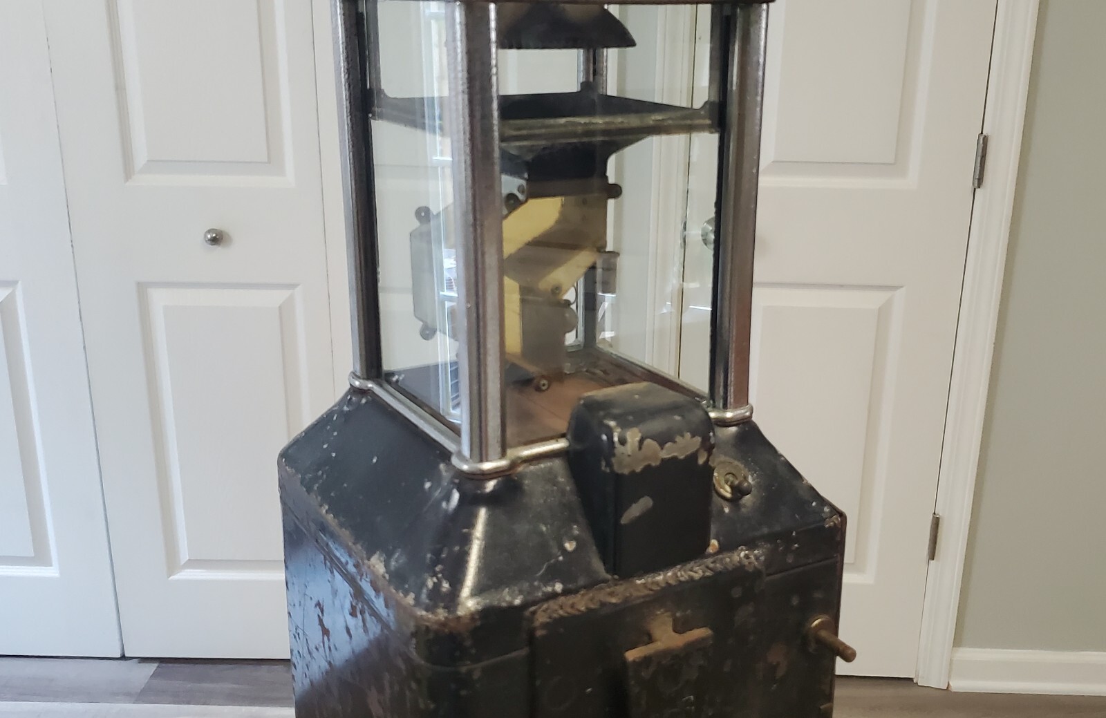 Antique Johnson Fare Box,Bus Trolley Street Car Coin/Ticket Machine ...