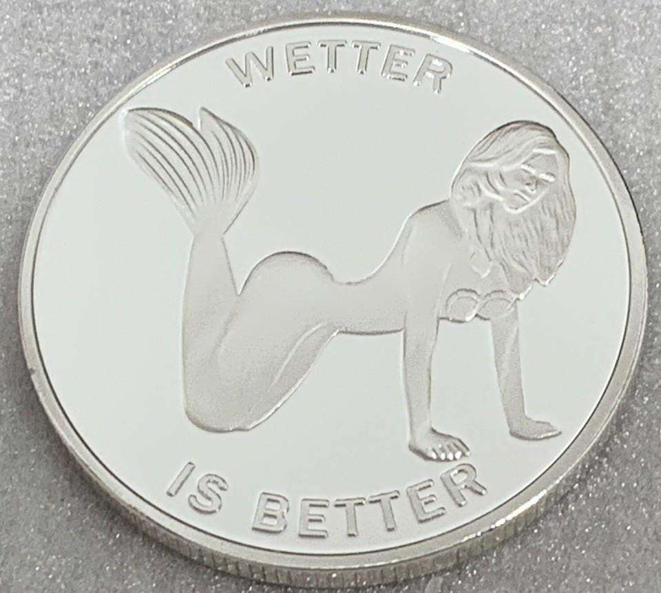 * Muff Divers Union Local 69 Heads / Tails Adult Novelty Coin Silver ...