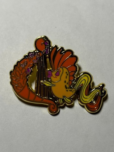 Fish Playing Harp Under the Sea Little Mermaid Loungefly Disney Pin | eBay