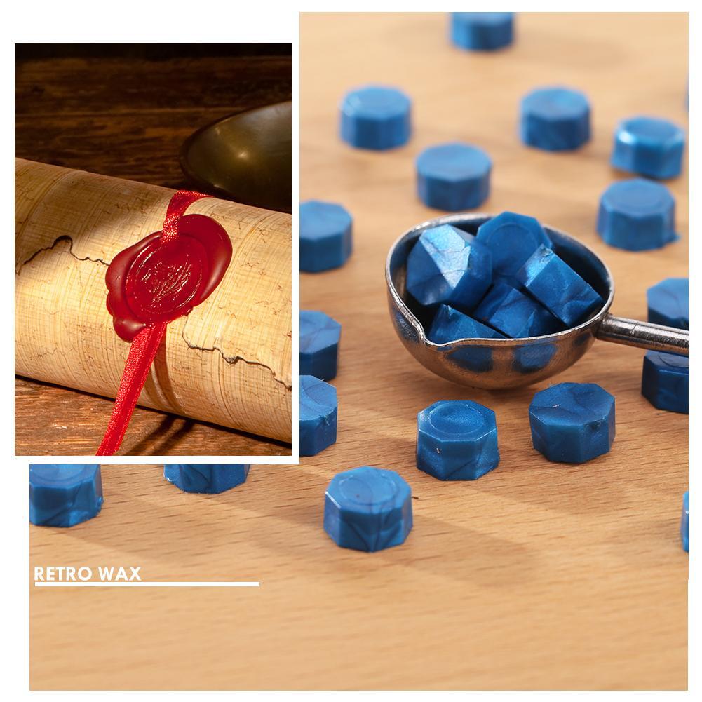 100pcs Vintage Wax Seal Stamp Tablet Pill Bead for Envelope Sealing Wax ...