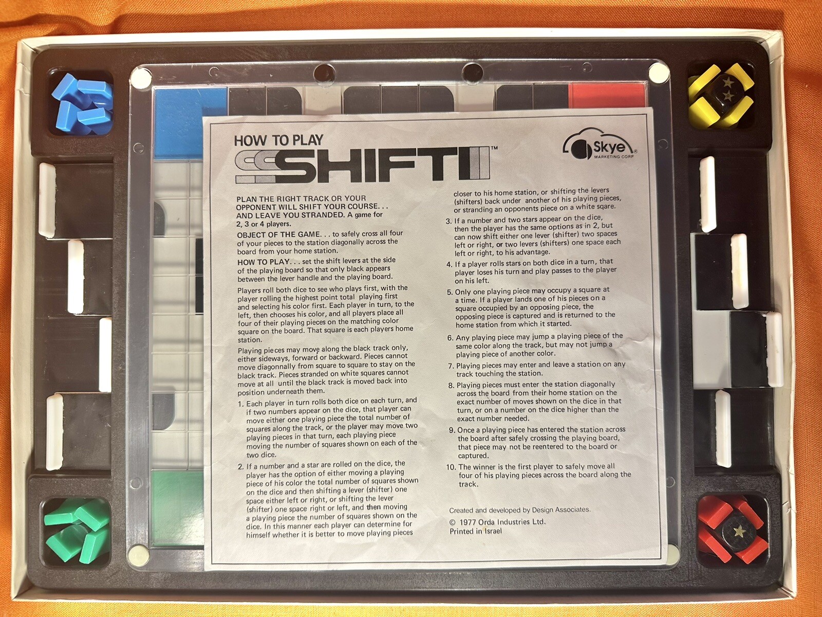 Rare Retro Vintage SHIFT Board Game 1977 COMPLETE Game of Shifting ...