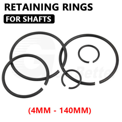 Retaining Rings Round Wire Snap Ring Circlip for Shafts DIN 7993 A ...