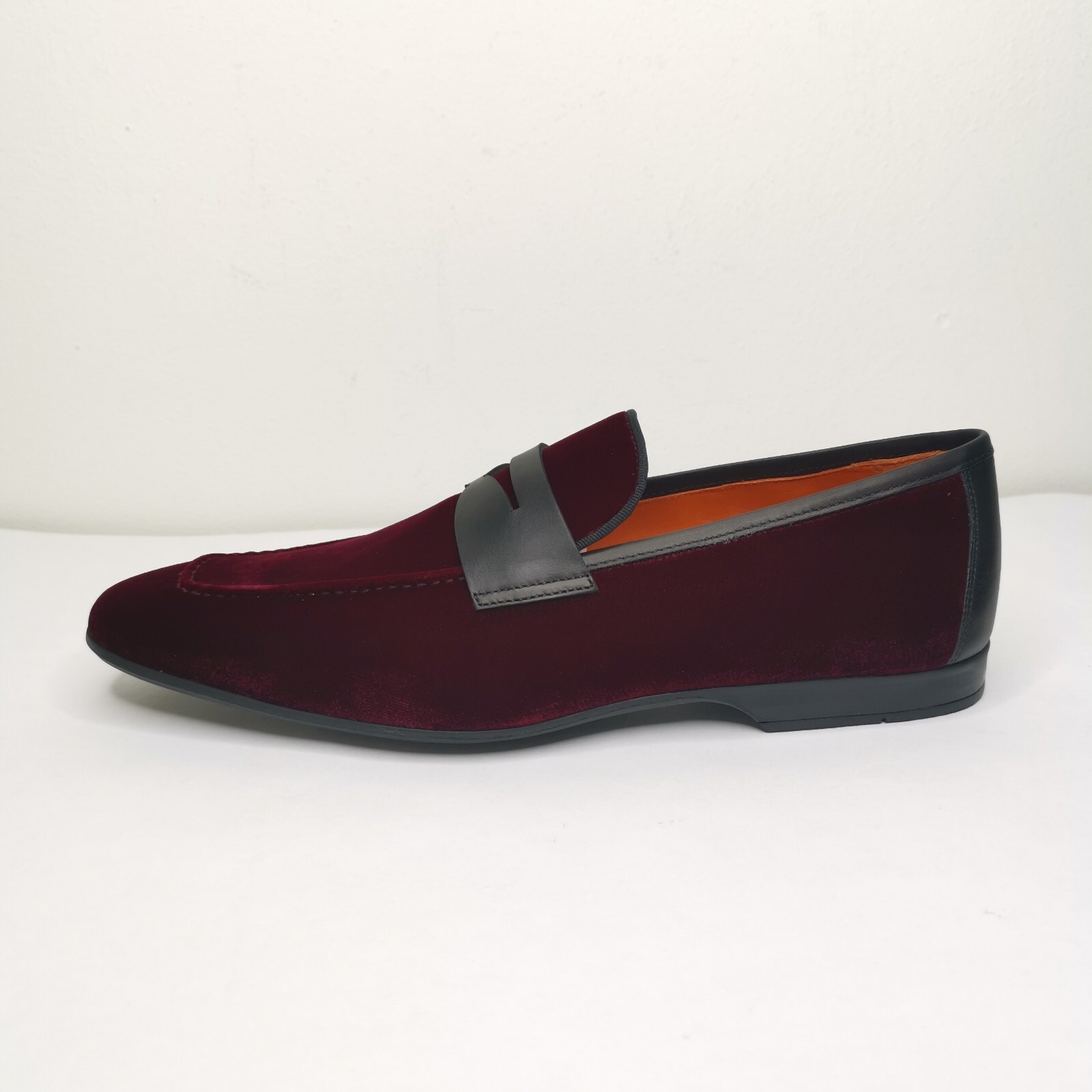 Magnanni Vale velvet Penny Loafer Shoes Choosing Size Burgundy $325 New ...