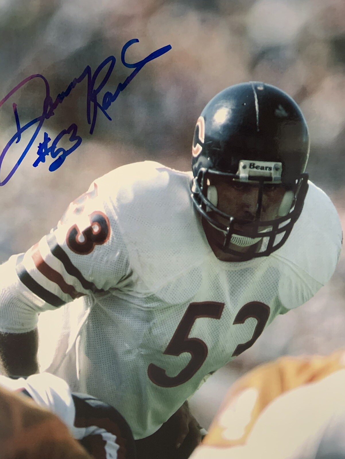 Dan Rains Chicago Bears Super Bowl XX Champion Signed Autographed 8x10 ...