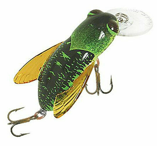 Rebel Lure Bumble Bug F7415 Green Black Back for sale online | eBay