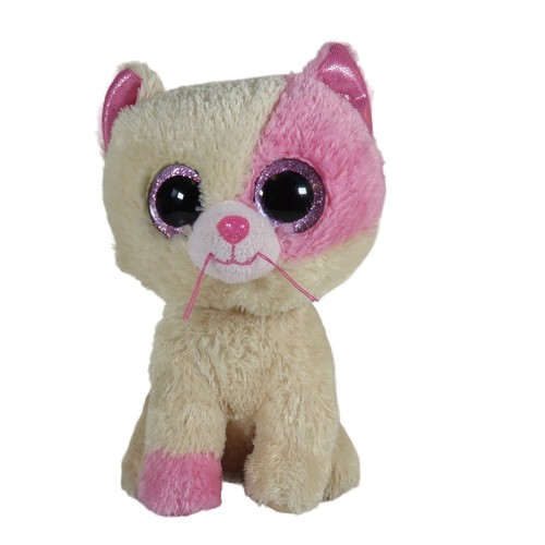 Ty Annabelle Beanie Boo Cat Plush Pink Glitter Eyes RARE Exclusive | eBay