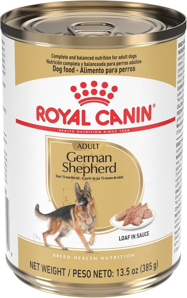 Royal Canin Breed Health Nutrition German Shepherd Loaf Pate Wet Dog ...