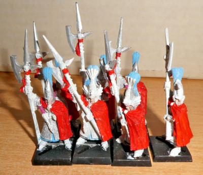 Lot of 7 High Elf HALBERD ARMED Warhammer Fantasy .Metal . GW OOP | eBay