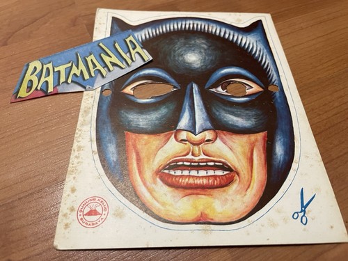 Batman Adam West Vintage 1966 Rare Cutout Mask | eBay