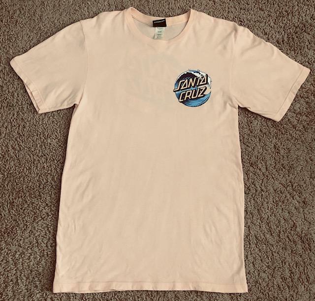 Santa Cruz Classic Front And Back Logos Men's Peach … - Gem