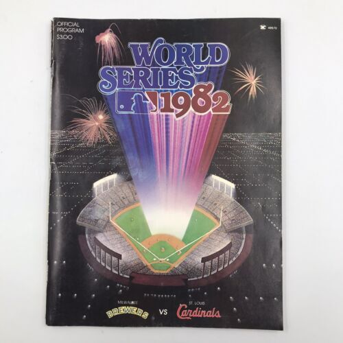 1982 Vintage MLB Programs for sale | eBay