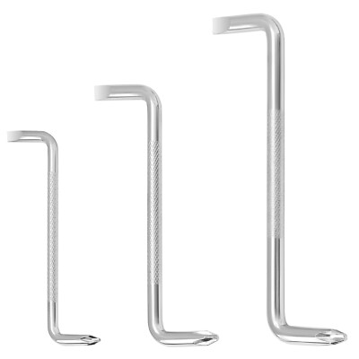 3 Pcs Offset Screwdriver Set Right Angle Phillips Screw Driver, Flat ...