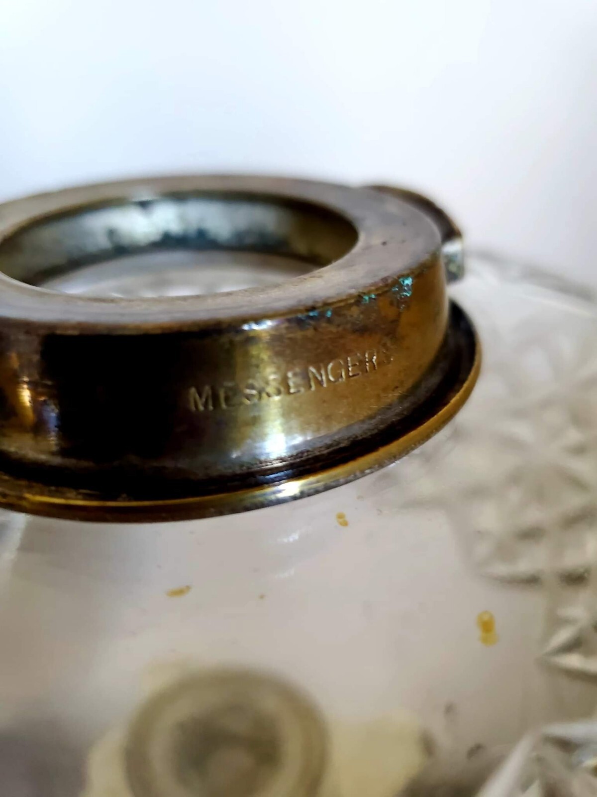 Antique 1800's Messenger's Corinthian Column Silverplated Banquet Oil ...