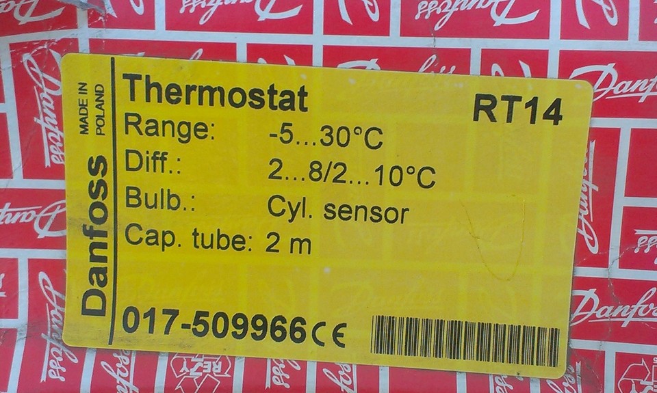 Danfoss Thermostat RT14 017-509966 | eBay