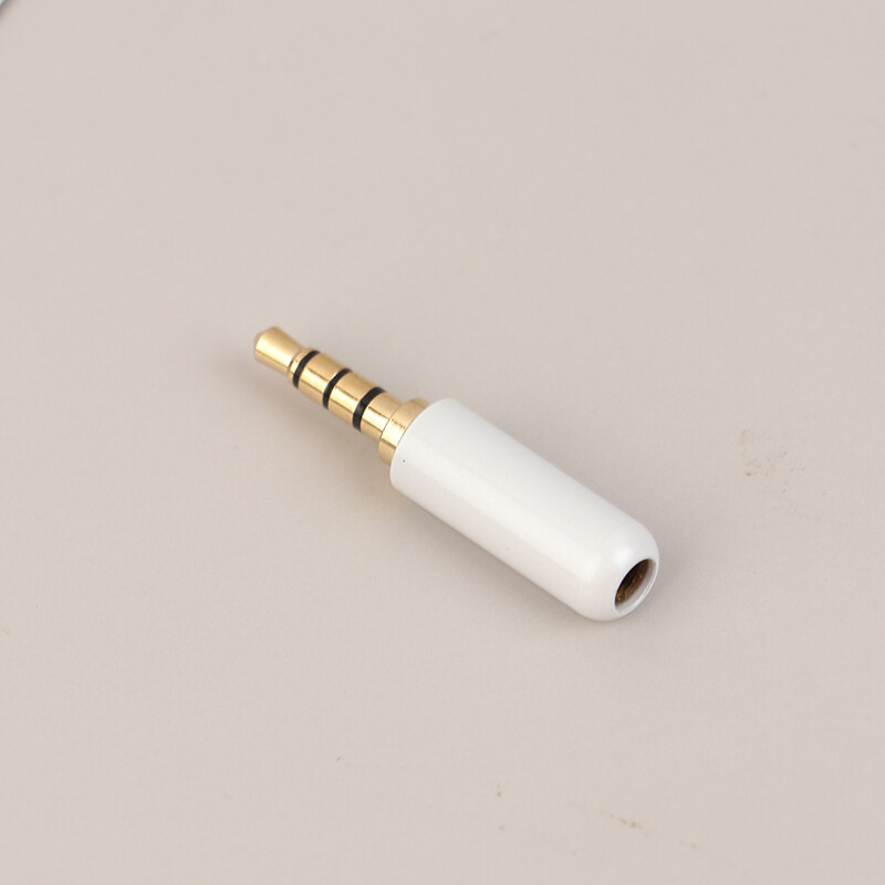 3.5 Mm Plug Audio Jack 4 Pole Gold Plated Earphone Adapter Socket For ...