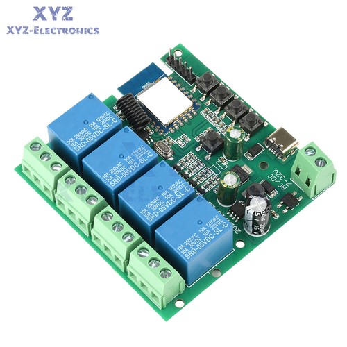 4 Channel Relay Switch Module Tuya Smart WIFI Remote Control Relay 2 ...