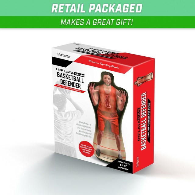 Inflataman Basketball Defender Training Aid Weighted Defensive Dummy ...